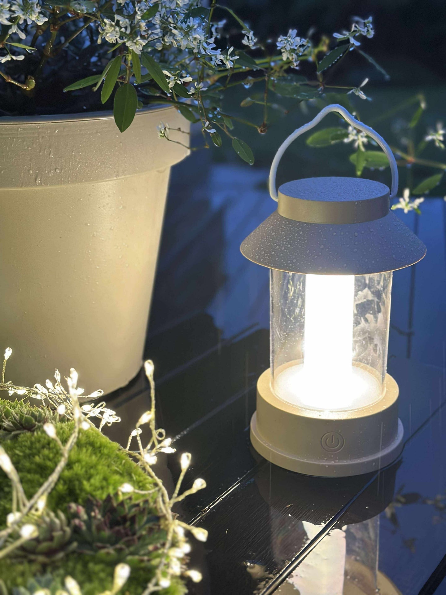 Laterne IRMA - Rosa | Für drinnen & draußen geeignet – VIAMAJA.DE