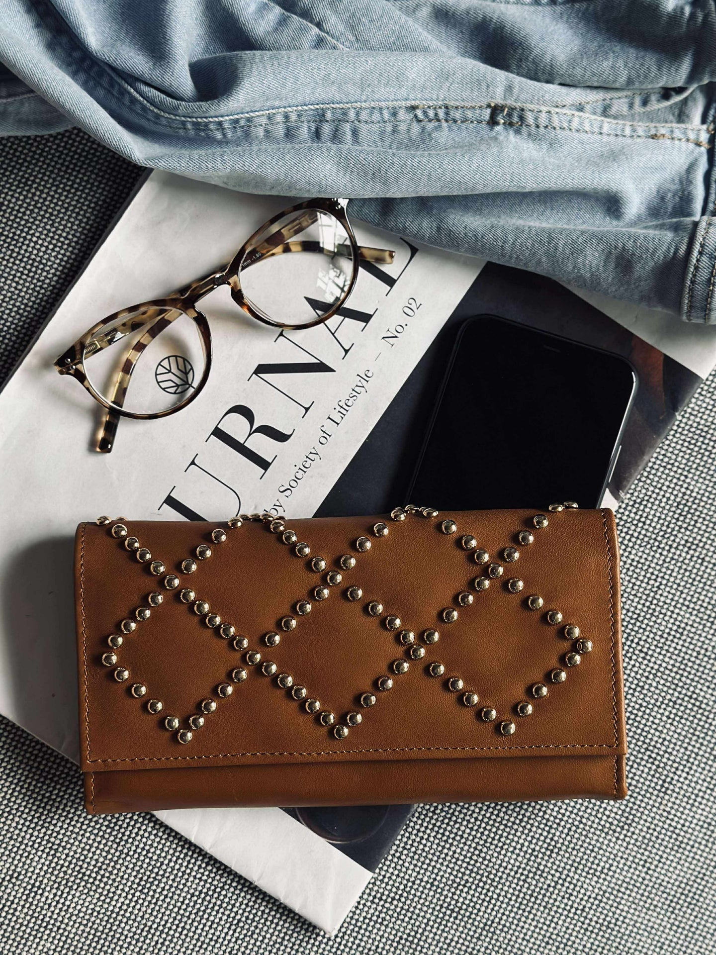 Clutch med nitter - LIMA large – VIAMAJA.DE