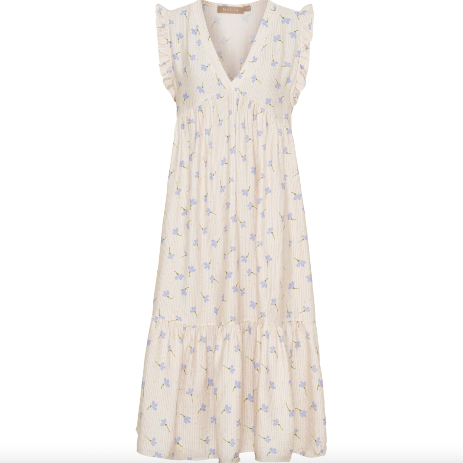 Kleid Anika Blaue Blume | Ideal für den Sommer – VIAMAJA.DE