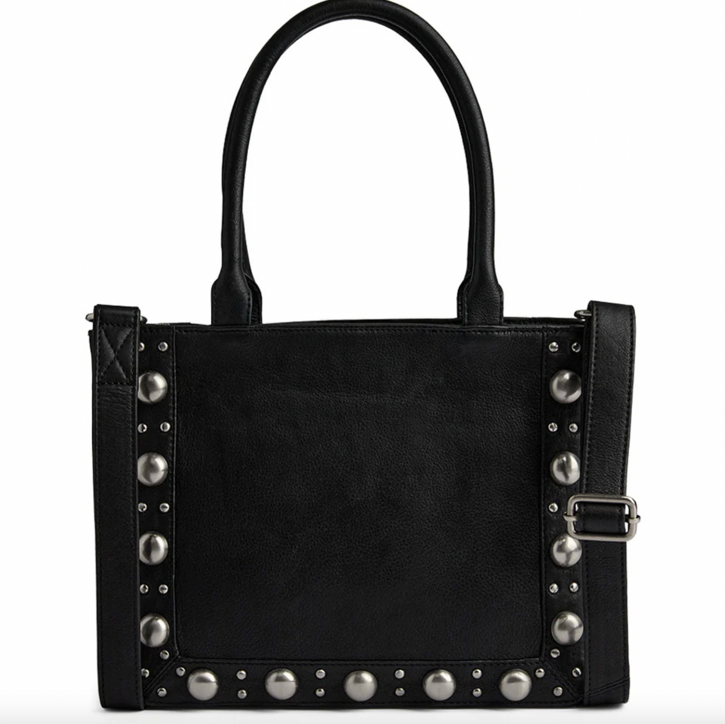 Schwarze Handtasche Mit Nieten