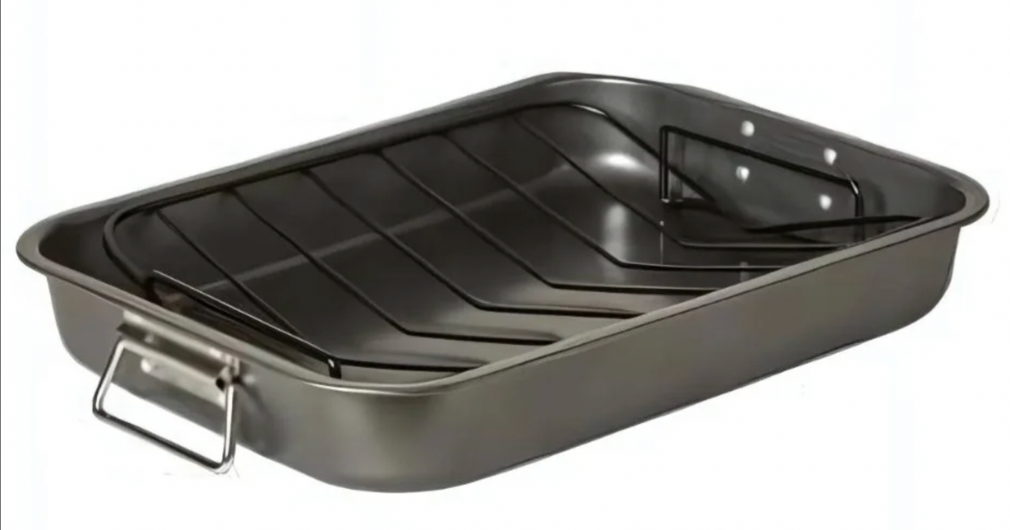 Backblech mit Rost - Antihaft | Robustes Karbonstahl – VIAMAJA.DE