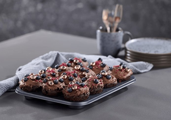 Muffinform für 12 Stück - Antihaftbeschichtung (Kopie) – VIAMAJA.DE